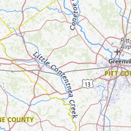 Martin County, North Carolina Topograhic Maps by Topo Zone