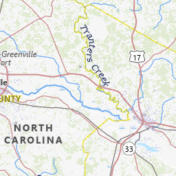 Martin County, North Carolina Topograhic Maps by Topo Zone