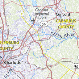 Union County, North Carolina Topograhic Maps by Topo Zone
