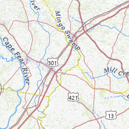 Lee County, North Carolina Topograhic Maps by Topo Zone
