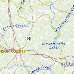 Union County, North Carolina Topograhic Maps by Topo Zone