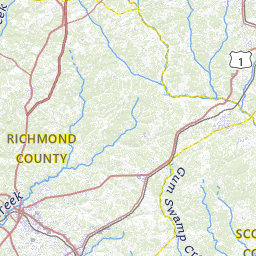 Anson County, North Carolina Topograhic Maps by Topo Zone
