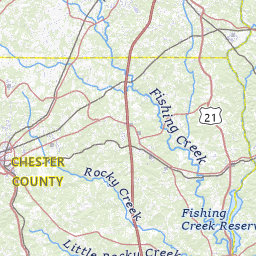 Lancaster County, South Carolina Topograhic Maps by Topo Zone