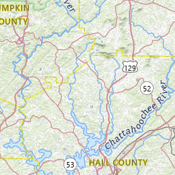 Cherokee County, Georgia Topograhic Maps by Topo Zone