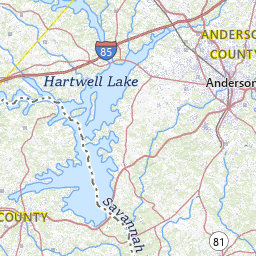 Franklin County, Georgia Topograhic Maps by Topo Zone