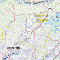Cherokee County, Georgia Topograhic Maps by Topo Zone