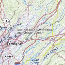 Cahaba River Map