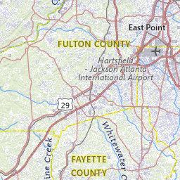 Coweta County, Georgia Topograhic Maps by Topo Zone