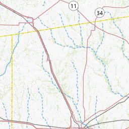 Grayson County, Texas Topograhic Maps by Topo Zone