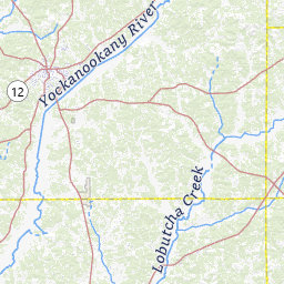 Neshoba County, Mississippi Topograhic Maps by Topo Zone