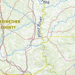Coweta County, Georgia Topograhic Maps by Topo Zone