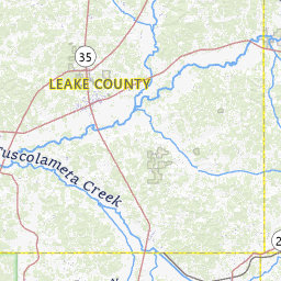 Neshoba County, Mississippi Topograhic Maps by Topo Zone