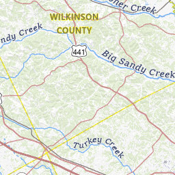 Wilkinson County, Georgia Topograhic Maps by Topo Zone