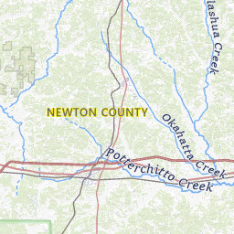 Neshoba County, Mississippi Topograhic Maps by Topo Zone