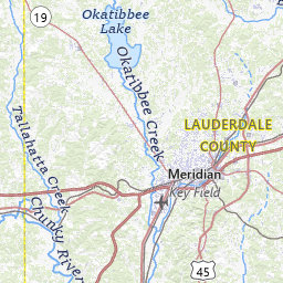 Neshoba County, Mississippi Topograhic Maps by Topo Zone