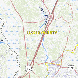 Effingham County, Georgia Topograhic Maps by Topo Zone
