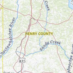 Barbour County, Alabama Topograhic Maps by Topo Zone