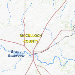 McCulloch County, Texas Topograhic Maps by Topo Zone