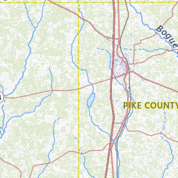 Amite County, Mississippi Topograhic Maps by Topo Zone