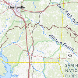 Walker County, Texas Topograhic Maps by Topo Zone