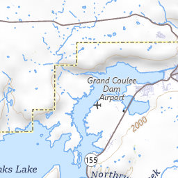Grand Coulee Dam Map