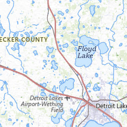 Detroit Lakes Map