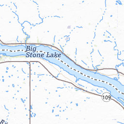 Big Stone Lake Map