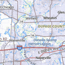 Naperville County Map