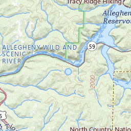 Allegheny River Map