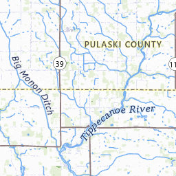 Tippecanoe River Map
