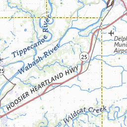 Tippecanoe River Map
