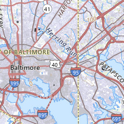 Baltimore Maryland City Map By Zip Code West Baltimore Neighborhood In