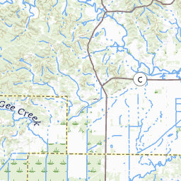 Mapa Del Lago Wappapello, Missouri