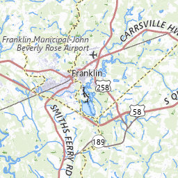 Map Of Lakes In Virginia