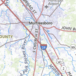 Us 231 Murfreesboro Tn Map Murfreesboro Traffic: I 24 West Wreck At