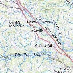Alexander County, North Carolina Topograhic Maps by Topo Zone