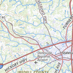 Alexander County, North Carolina Topograhic Maps by Topo Zone
