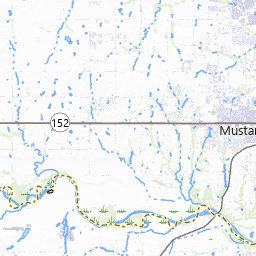 Canadian River Map