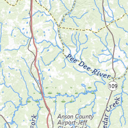 Pee Dee River Map