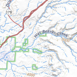Verde River Az Satellite