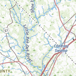 Pee Dee River Map
