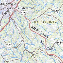 Jackson County, Georgia Topograhic Maps by Topo Zone