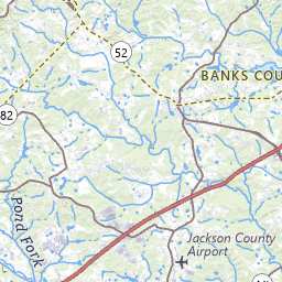 Jackson County, Georgia Topograhic Maps by Topo Zone