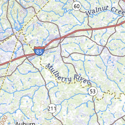 Jackson County, Georgia Topograhic Maps by Topo Zone
