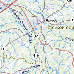Jackson County, Georgia Topograhic Maps by Topo Zone