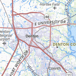 Denton County Boundaries Map