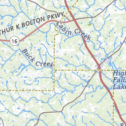 Spalding County, Georgia Topograhic Maps by Topo Zone