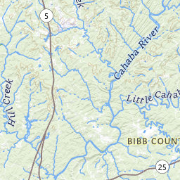 Cahaba River Map