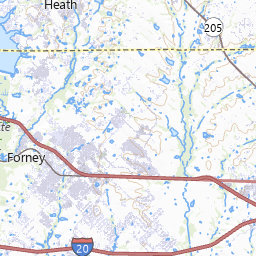Rockwall County, Texas Topograhic Maps by Topo Zone