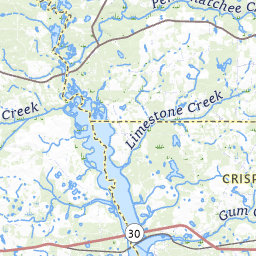 Crisp County, Georgia Topograhic Maps by Topo Zone